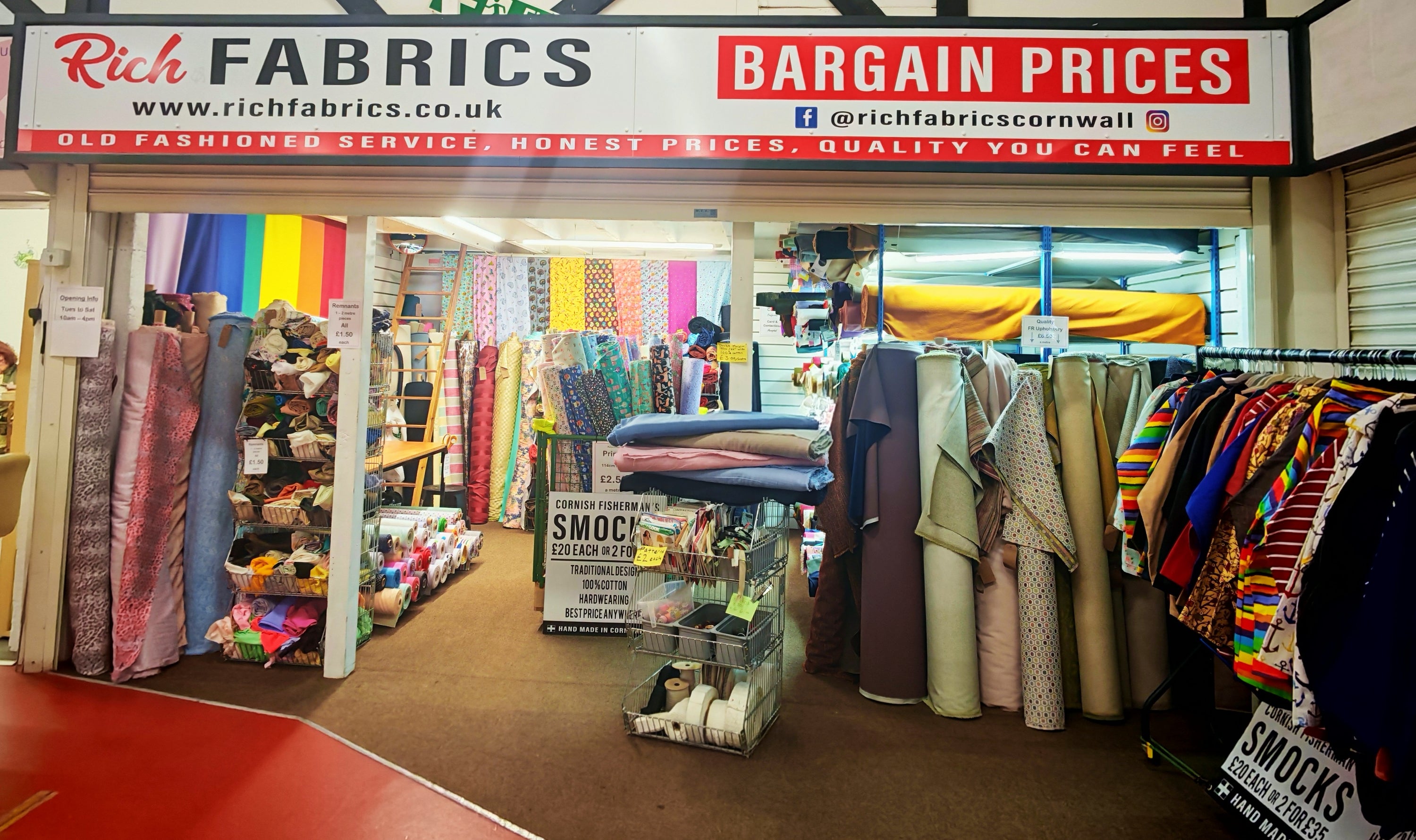 Rich Fabrics | Bargain Prices | UK Sales